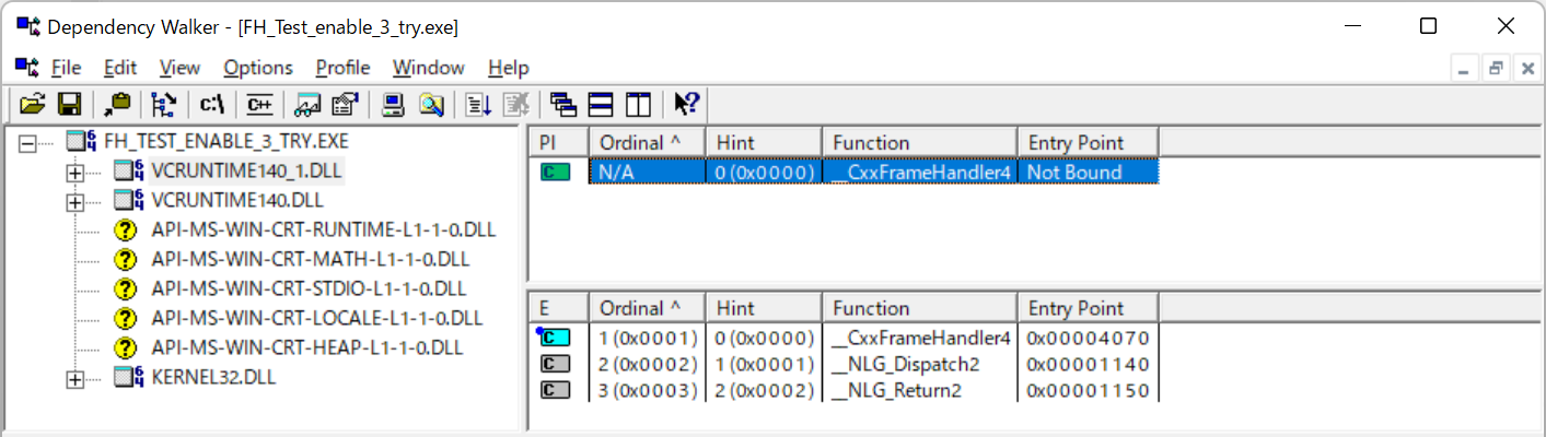 VS2019のVC++で追加されたvcruntime140_1.dll ♯2 – nishy software (ja)
