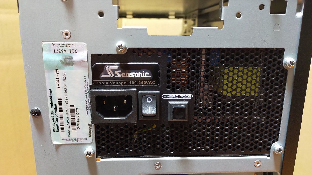 VAIO RCのケースで最新PC(Z790、第13世代CPU)を組み立てる#1 電源 – nishy software (ja)