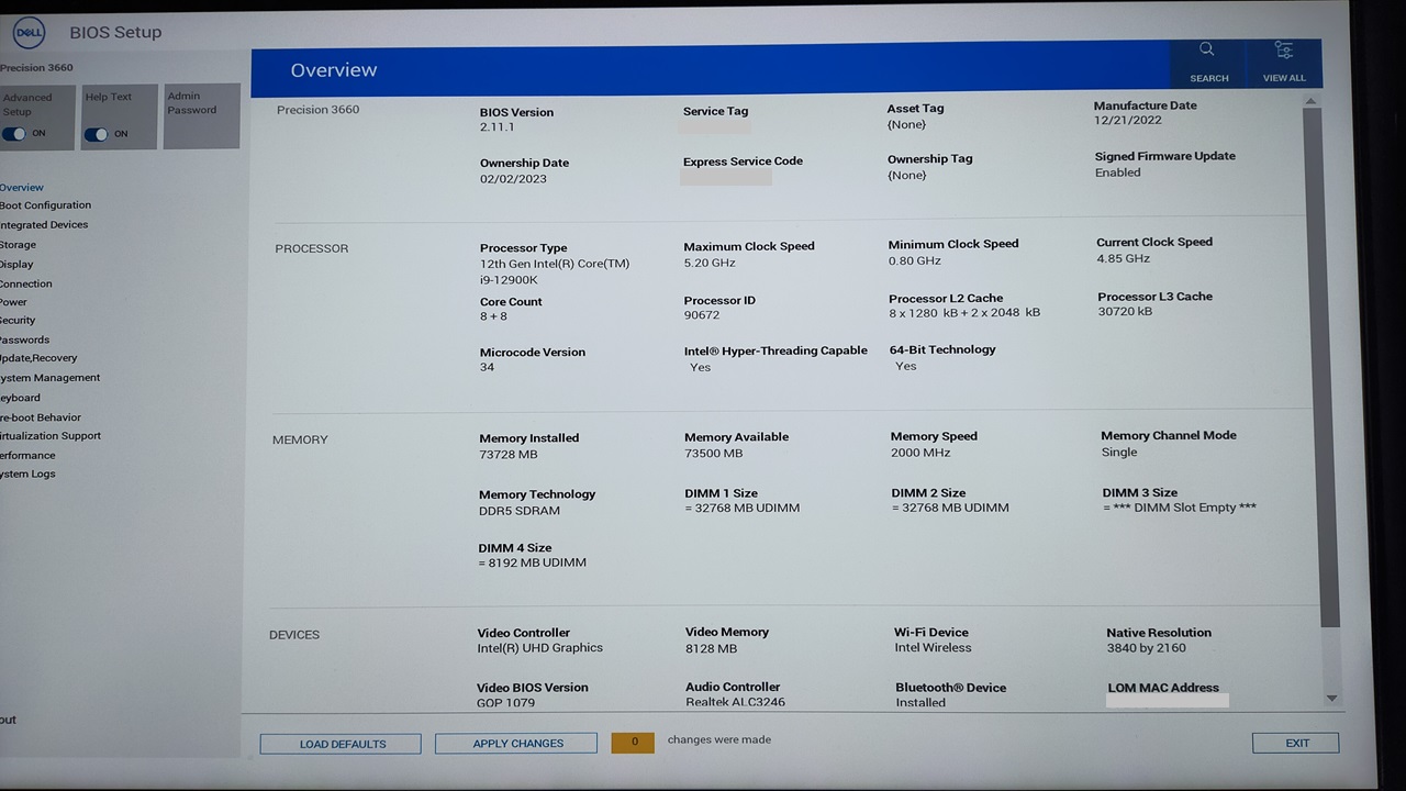 Dell Precision 3660 Towerと使用可能なDDR5メモリ #4 – nishy software (ja)